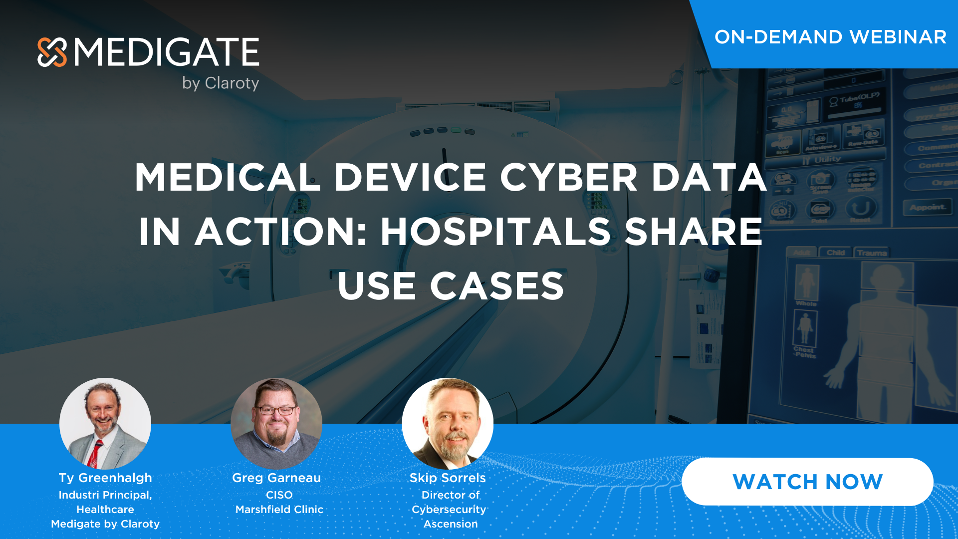 Webinar: Medical Device Cyber Data in Action | Claroty